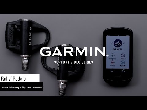 Garmin Support | Rally™ Pedals | Updating Software with an Edge®
