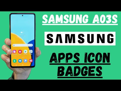 Samsung A03s Show AppsIcon Badges,App icon badge |add massage count on icon a03s |notification badge