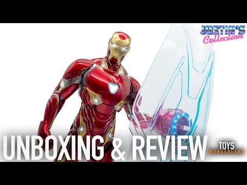 Iron Man MK50 Holographic Shield & Battle Damaged Faceplate Accessories Unboxing & Review