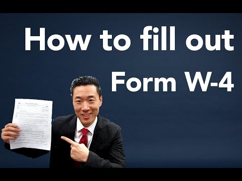How to fill out a W4 Form