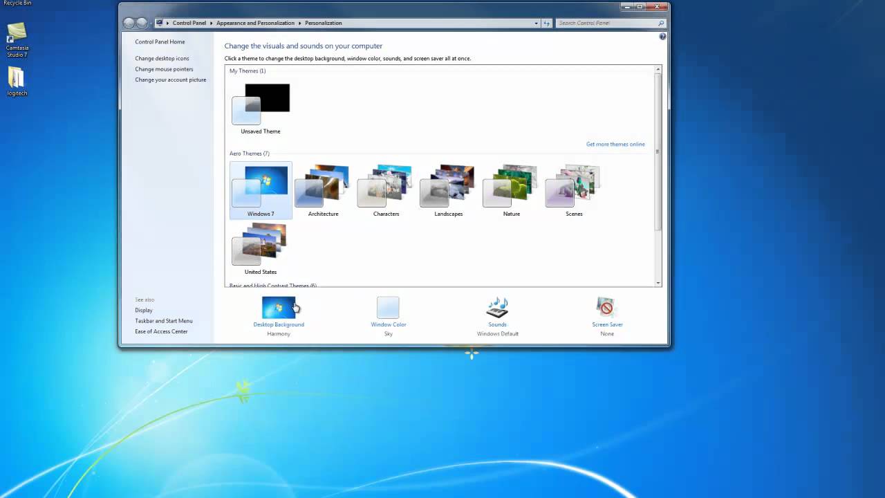 Change Desktop Background to Solid Color