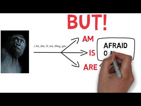 Grammar Tutorials - Afraid of - Rule…: English ESL video lessons