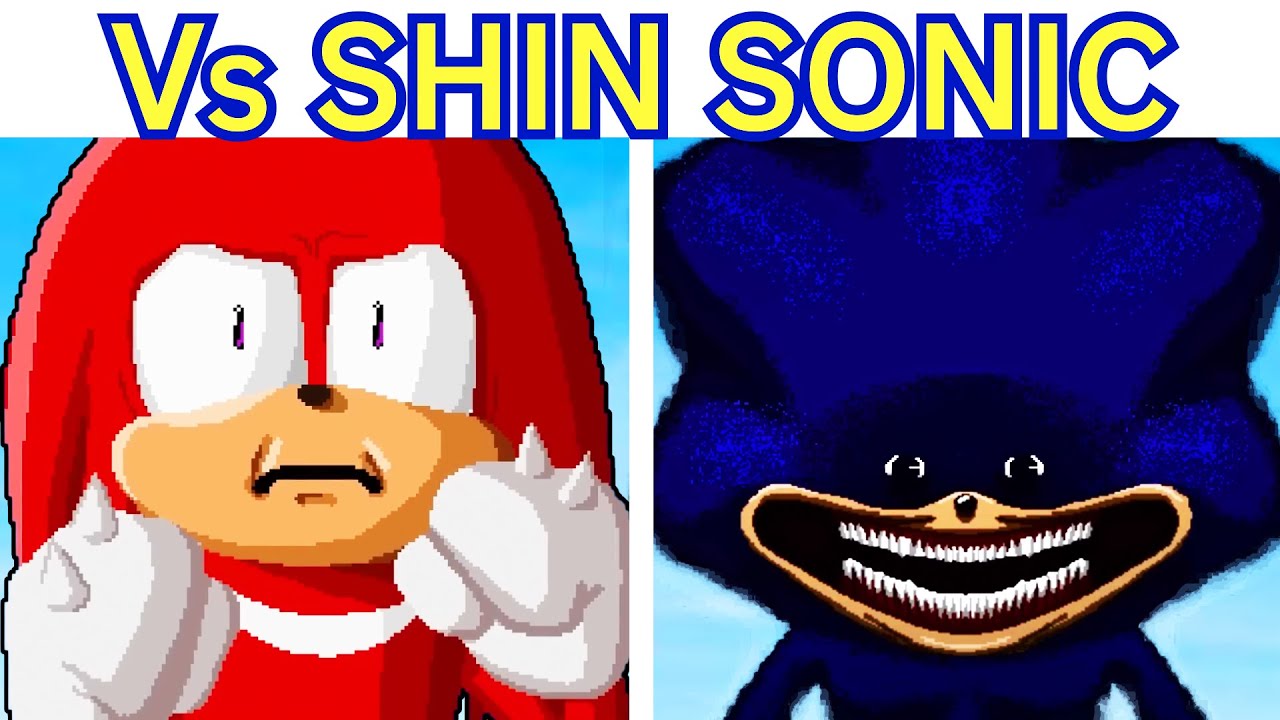 FNF KNUCKLES VS SHIN SONIC (Animation vs FNF Mod)