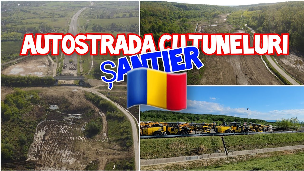 (VIDEO) Autostrada cu tuneluri în șantier. Primele utilaje de forat au ...