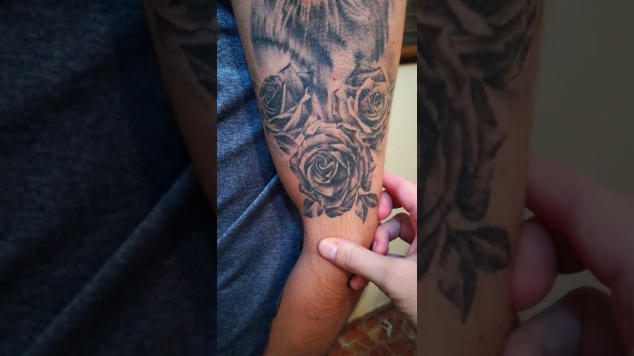 Full Healed tiger tattoo