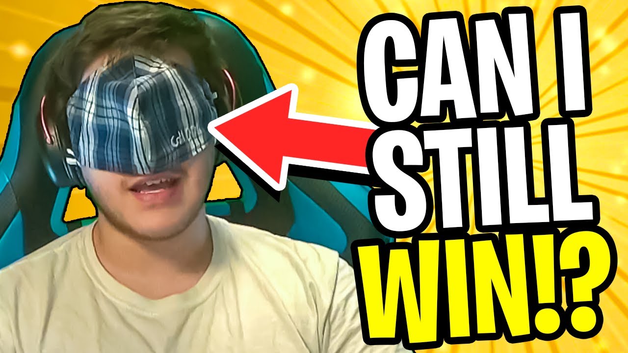 Can I still win while... BLINDFOLDED!?