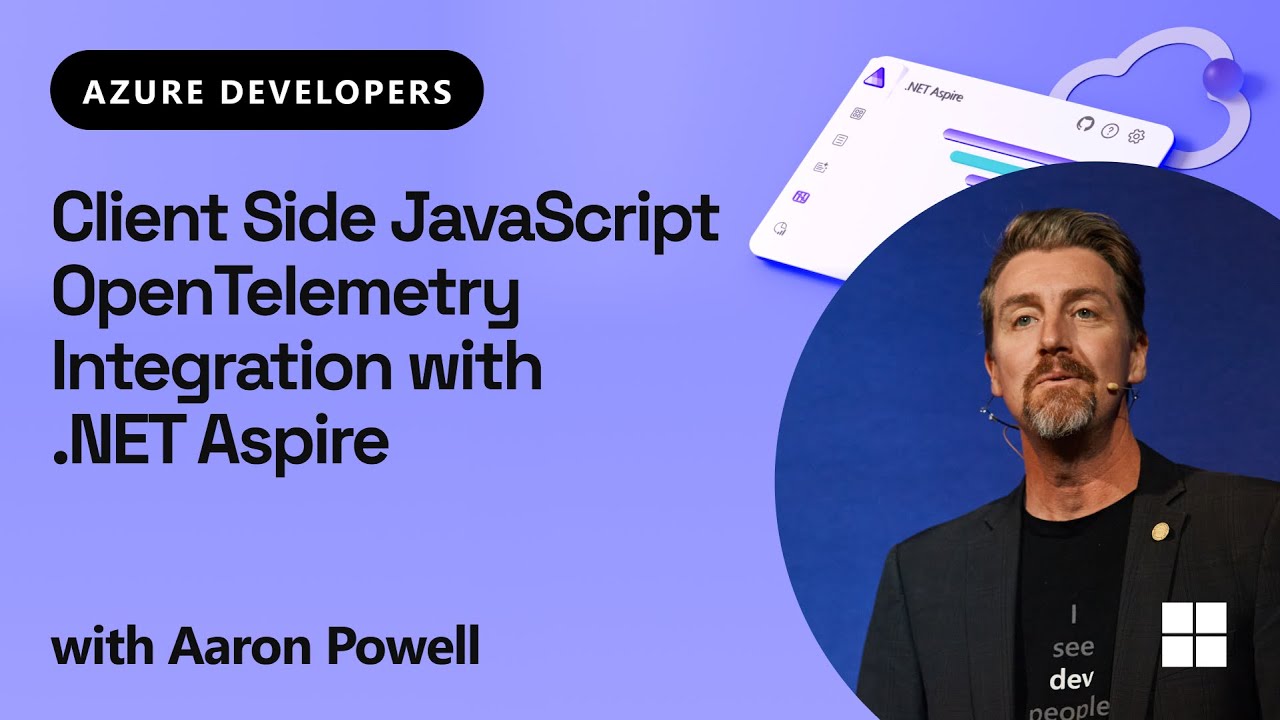 Client Side JavaScript OpenTelemetry Integration with .NET Aspire