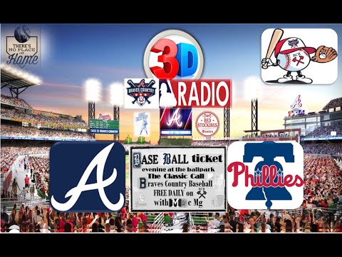 Atlanta Braves vs Phillies 3D LIVE Stream | Braves Country Play-by-Play Group Therapy Watch Party