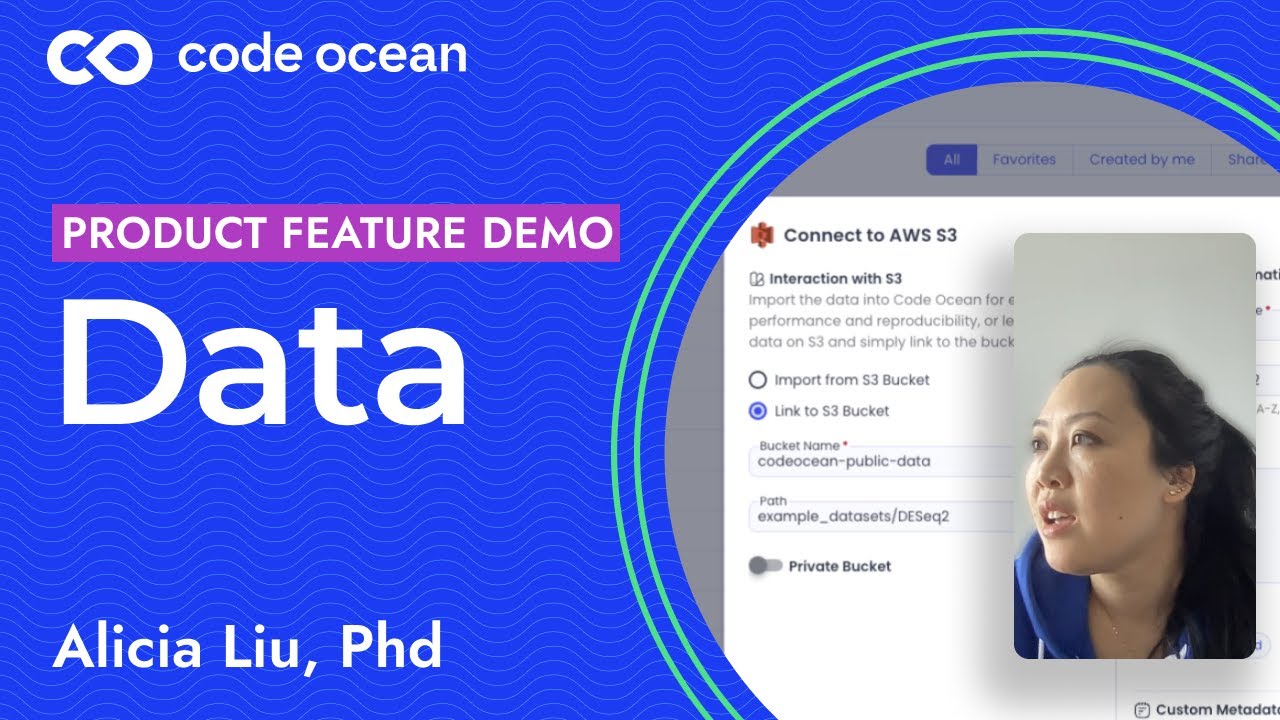 Data | Code Ocean product feature demo