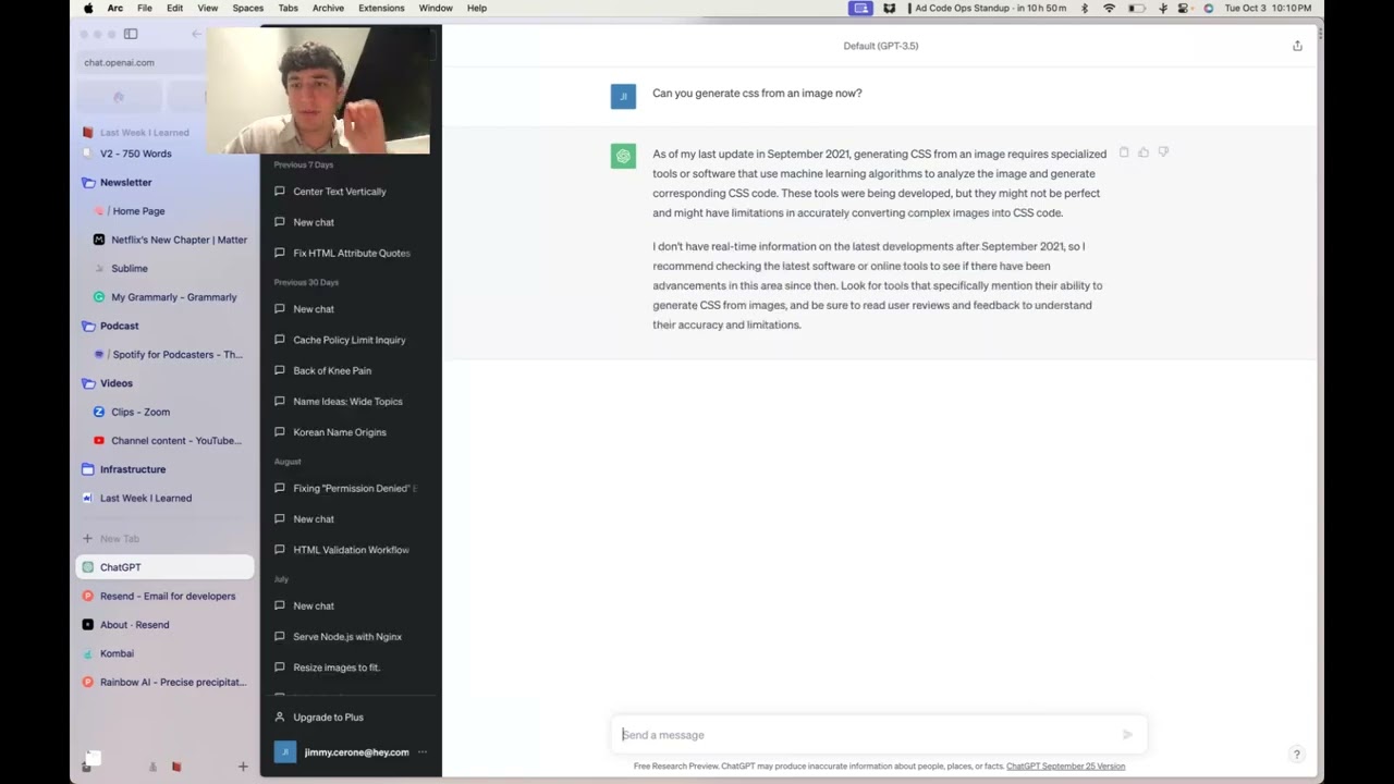 My Thoughts on Arc Max, Chat GPT Kills An App, Email for Developers & WEATHER!