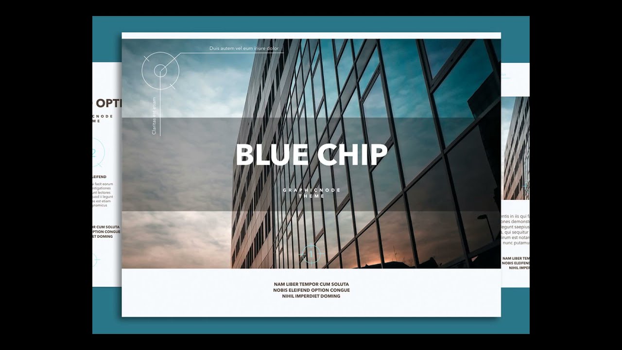 Blue Chip 02 Keynote Presentation Template