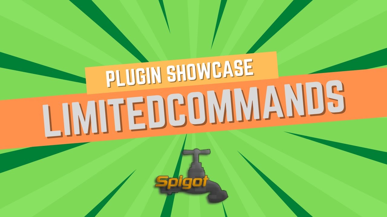 LimitedCommands - Spigot Plugin Showcase