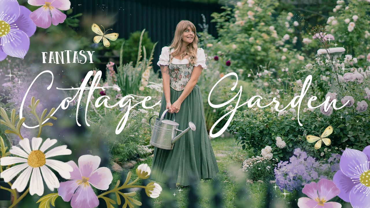 A Fantasy Cottage Garden Makeover 🦄 10 Tips to turn an Ordinary Backyard into a Green Witch's Dream