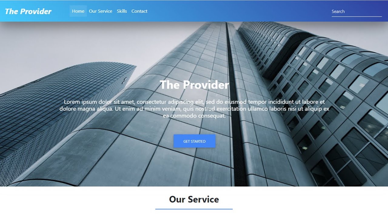 Build a Complete Website with Bootstrap 4 | Step-by-Step HTML & CSS Tutorial