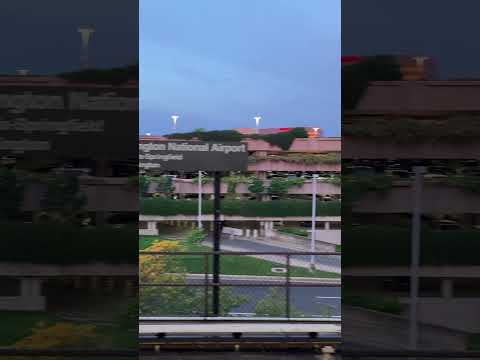 Washington DC to DCA Airport Using Metro 🚇 Line #shortvideo #washington #metro #shortvideo