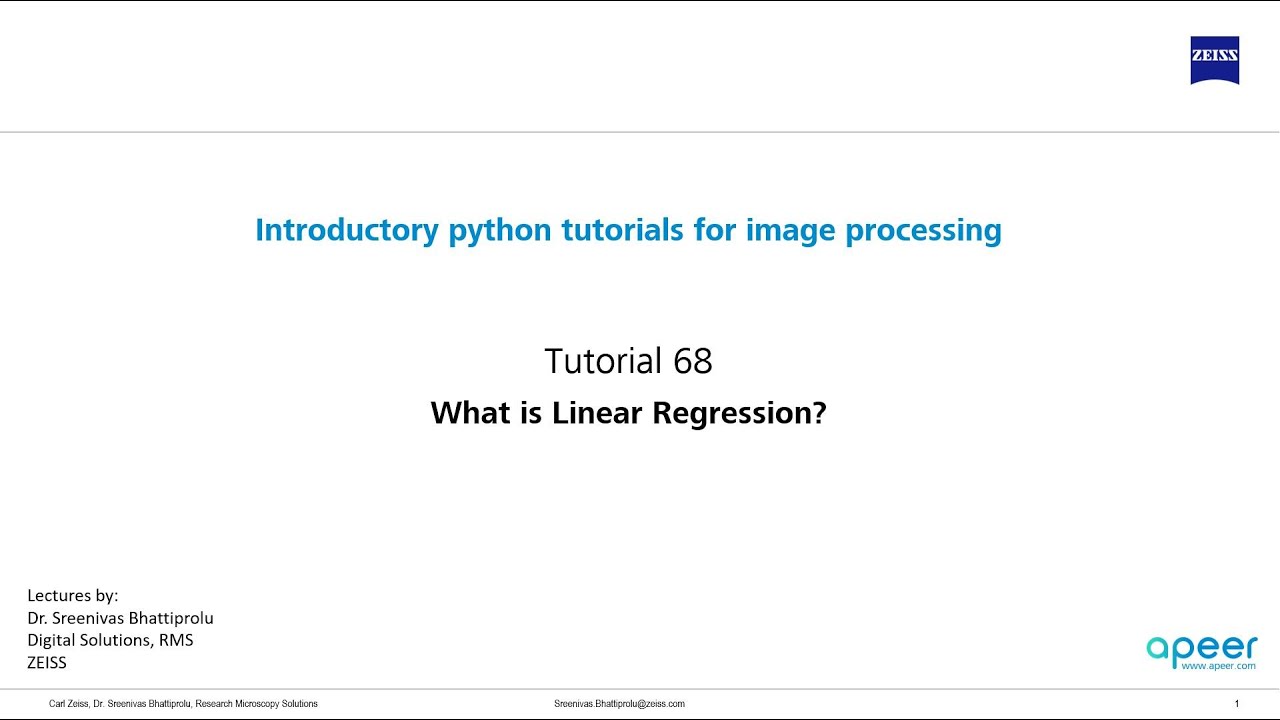 Tutorial 68 - What is linear regression and how to use it in python?