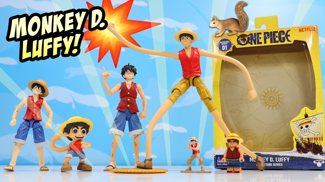 One Piece Netflix Monkey D. Luffy Action Figure Moose Collection Review