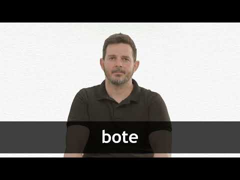 English Translation of “BOTE” | Collins Spanish-English Dictionary