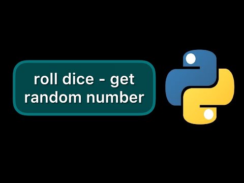 How to generate a random number between 1 and 6 in python #Shorts