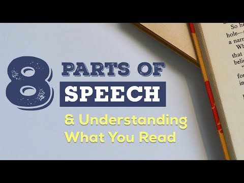 Learn English Parts of Speech & How to Understand What You Read