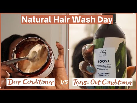 4C HAIR WASH DAY: Should we use RINSE OUT CONDITIONERS or DEEP CONDITIONERS? | Haircare Tips
