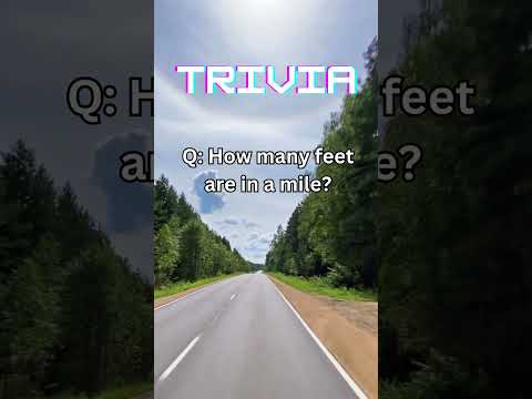 How many feet are in a mile?