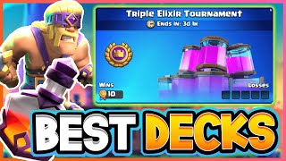 sk_555: Top 5 BEST DECKS for the Double Evolution Tournament! - RoyaleAPI