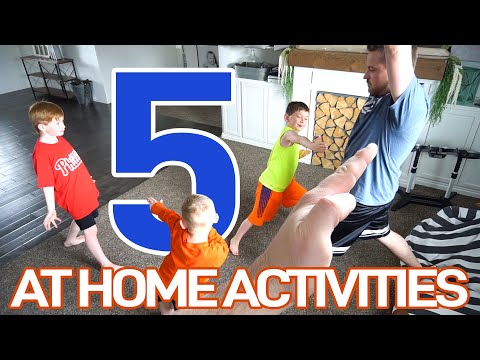 5 FUN GAMES TO PLAY AT HOME WITH YOUR FAMILY || NO ITEMS NEEDED