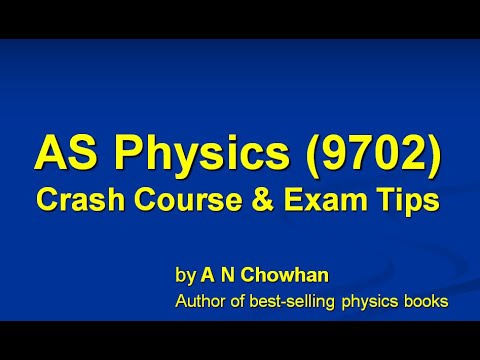 AS Level Physics Paper 2 Crash Course & Exam Tips (Lesson 1)