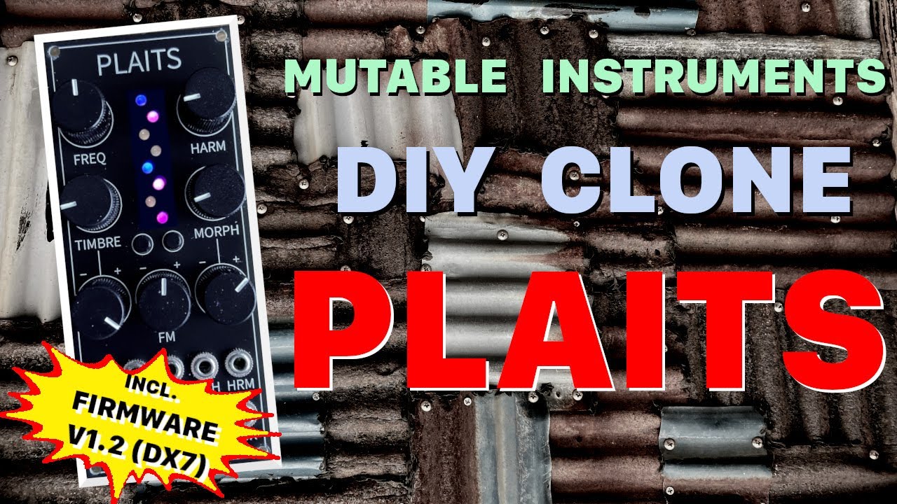 Mutable Instruments Plaits DIY Eurorack Clone - Including V1.2 Firmware Update