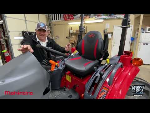 Mahindra 1640 and 1635 tractors walk around