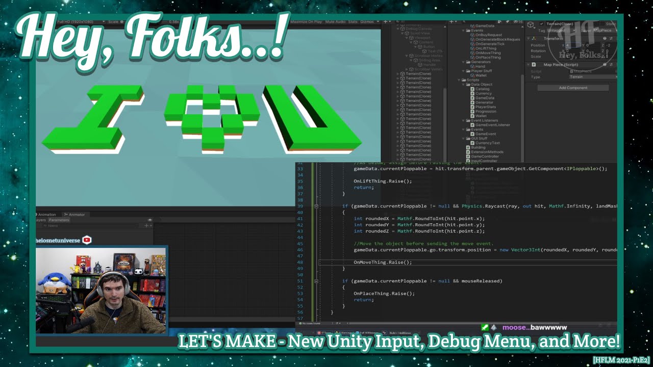 Untitled Game Work - New Unity Input System, Lots of Fixing, Debug Menu! [HFLM 2021-P1E2]