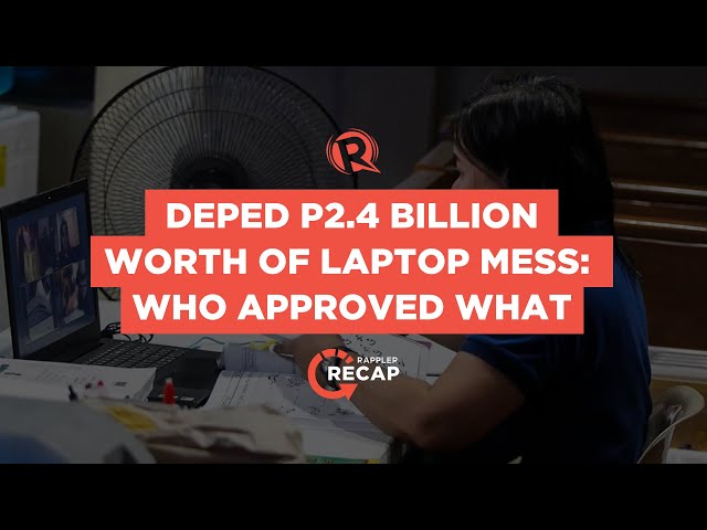 Senate panel wants DepEd, PS-DBM to pay P979M for overpricing laptops Senate panel wants DepEd, PS-DBM to pay P979M for overpricing laptops