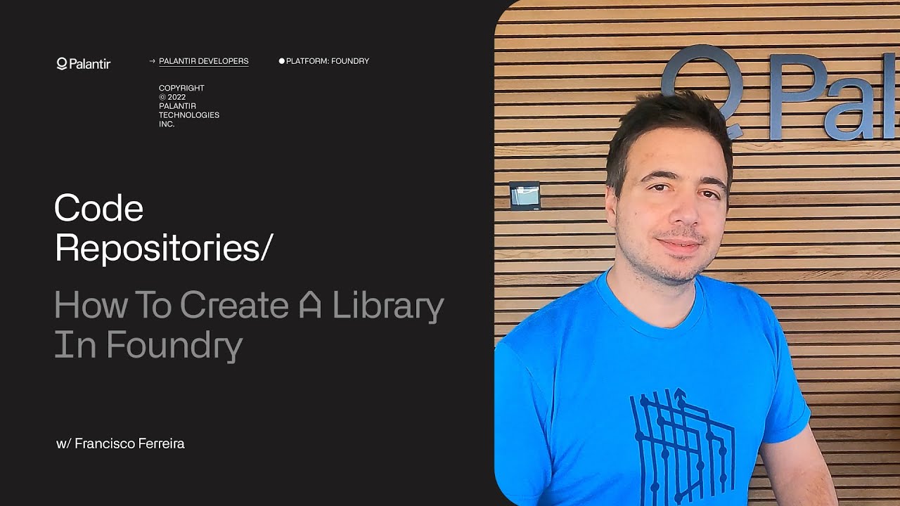 Code Repositories | How to Create a Python Library in Palantir Foundry