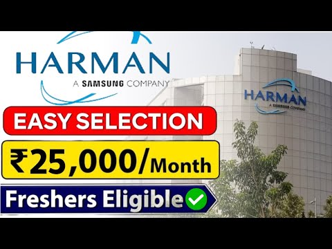HARMAN International Recruitment 2024 | HARMAN International Jobs For Freshers | Job Vacancy 2024