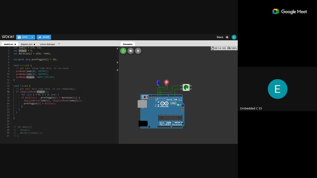 Jan 2026 | Embedded C Programming Introduction - Wokwi