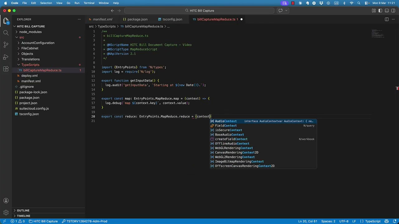 NetSuite SuiteScript Demo - Document Capture