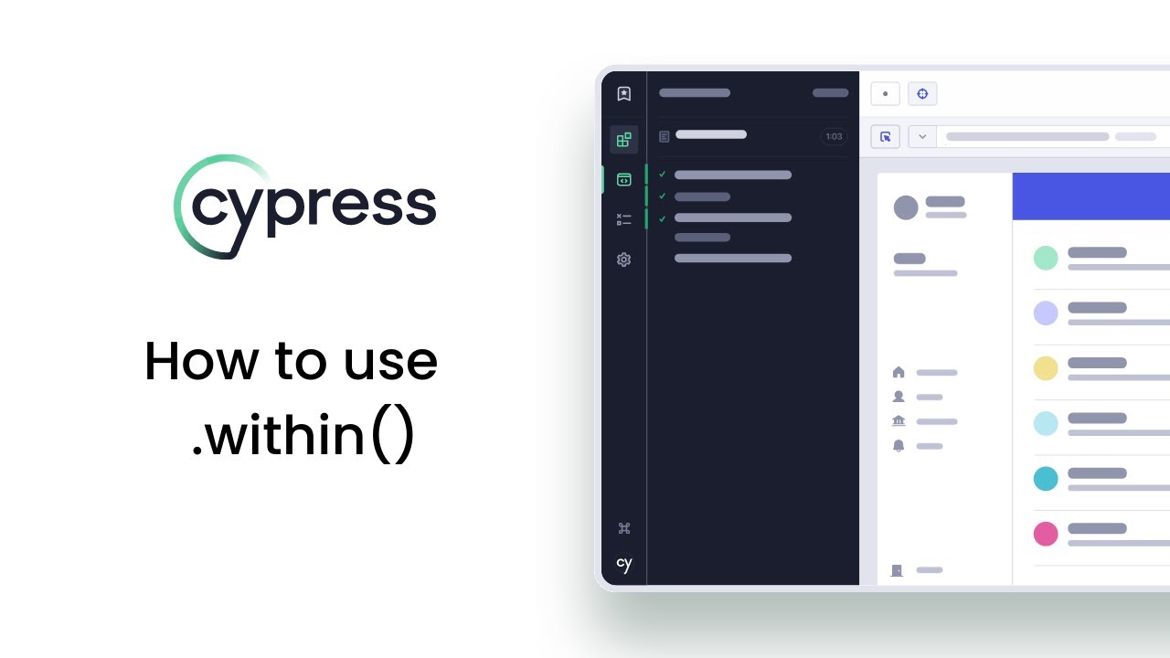 How to use the Cypress within method