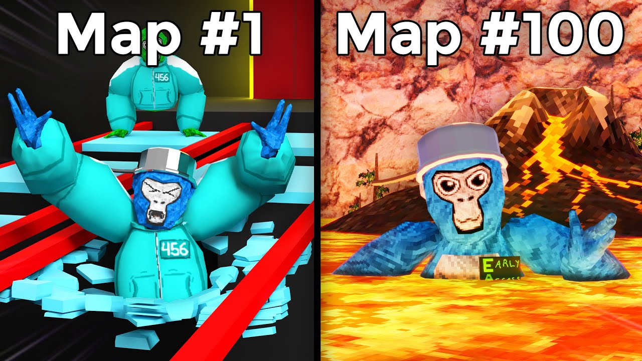 EVERY Gorilla Tag Custom Map! (MOVIE)