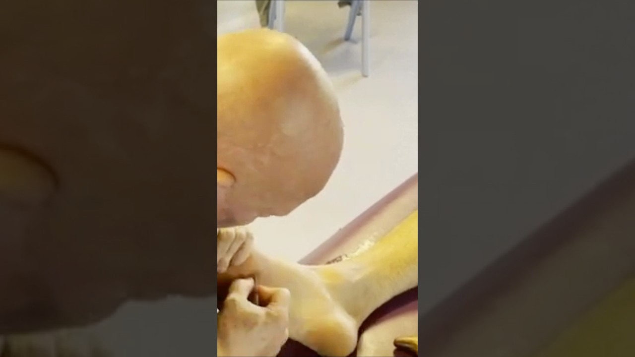 Deep Foot Reflexology Massage Using Tools. Raynor Foot Reflexology