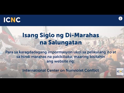 Isang Siglo ng Di-Marahas na Salungatan - India at Nashville (Tagalog) (high definition)