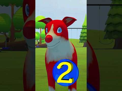 3d animation shorts | Counting 1 to 10 | Dog | Animation Shorts | KG | Kids | Number Song | Rhymes