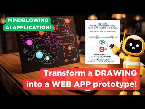 ๐ Transform a simple DRAWING / MOCKUP into a WEB APP prototype with TLDRAW "Make It Real"๐จโ๐ป