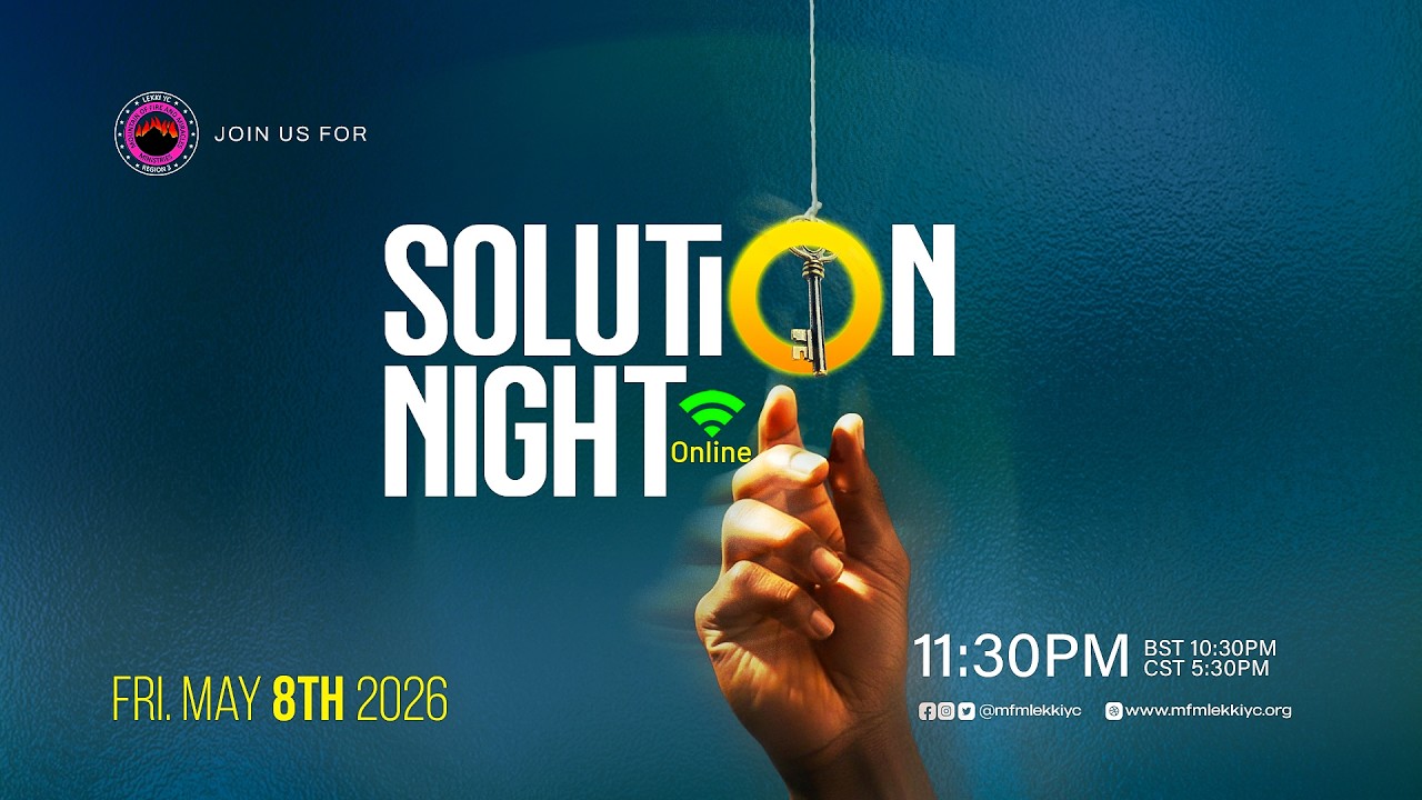 Solution Night Online | Live Virtual Gathering | 8th May 2026
