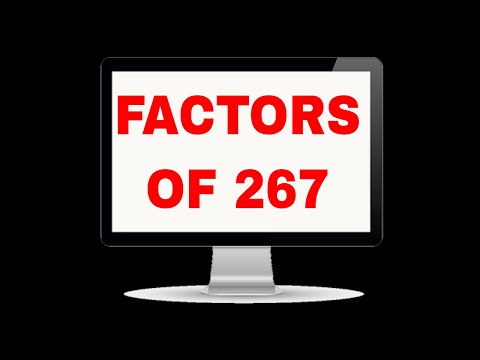 Factors of 267
