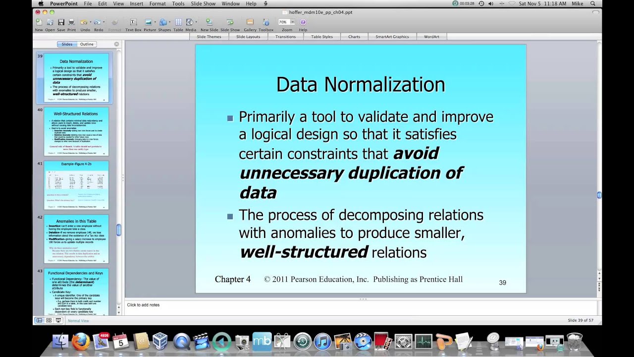Ch 4  DataNormalization