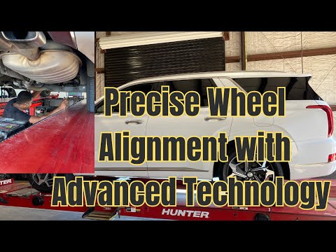 How to get the precise wheel alignment. At our Autoshop, we use the Haweye Elite Alignment machine.