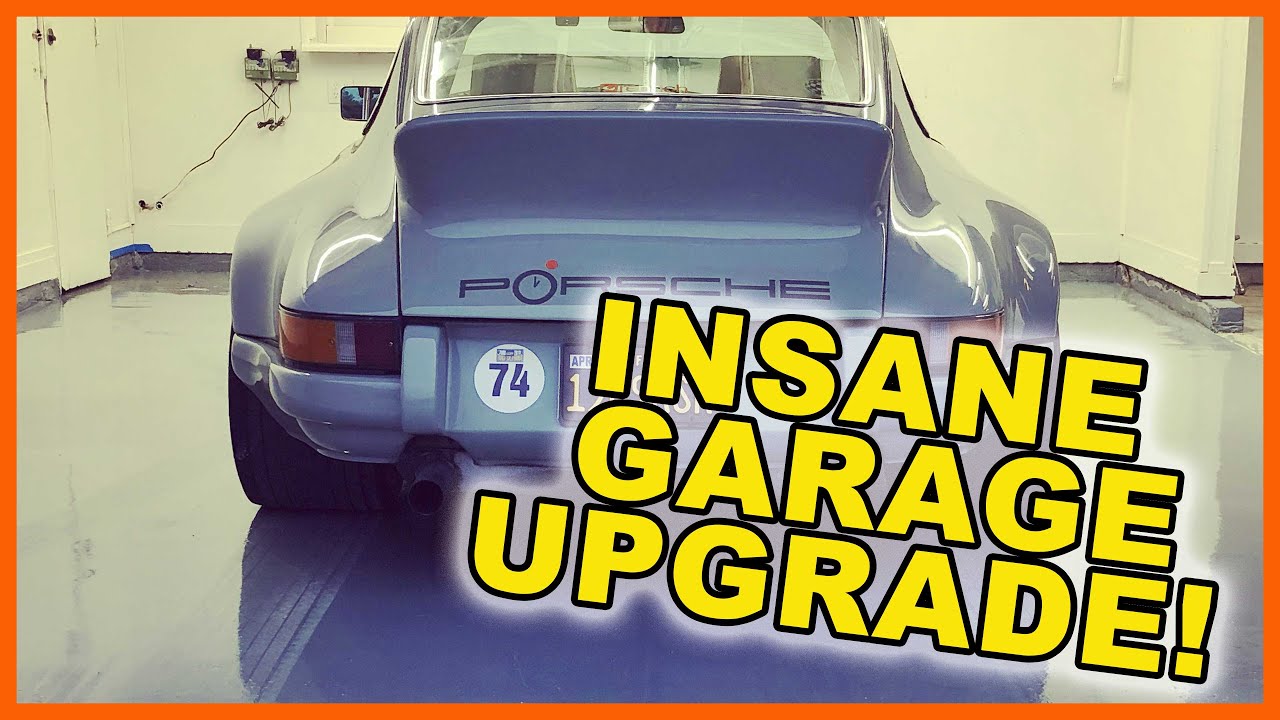 INSANE GARAGE UPGRADE PART 1 | Rustoleum RockSolid Epoxy Garage Floor Install