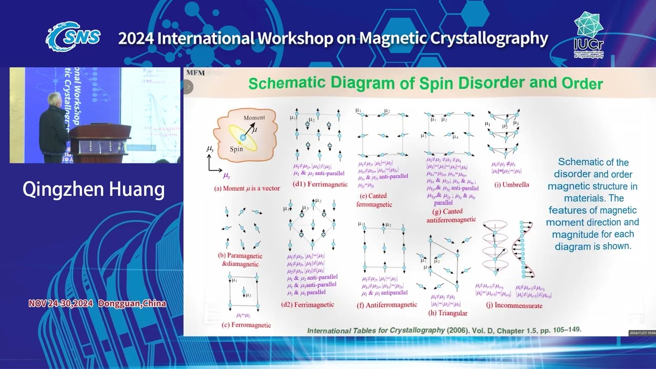 Introduction to Magnetic Neutron Diffraction by Qingzhen Huang (25/12/2024)