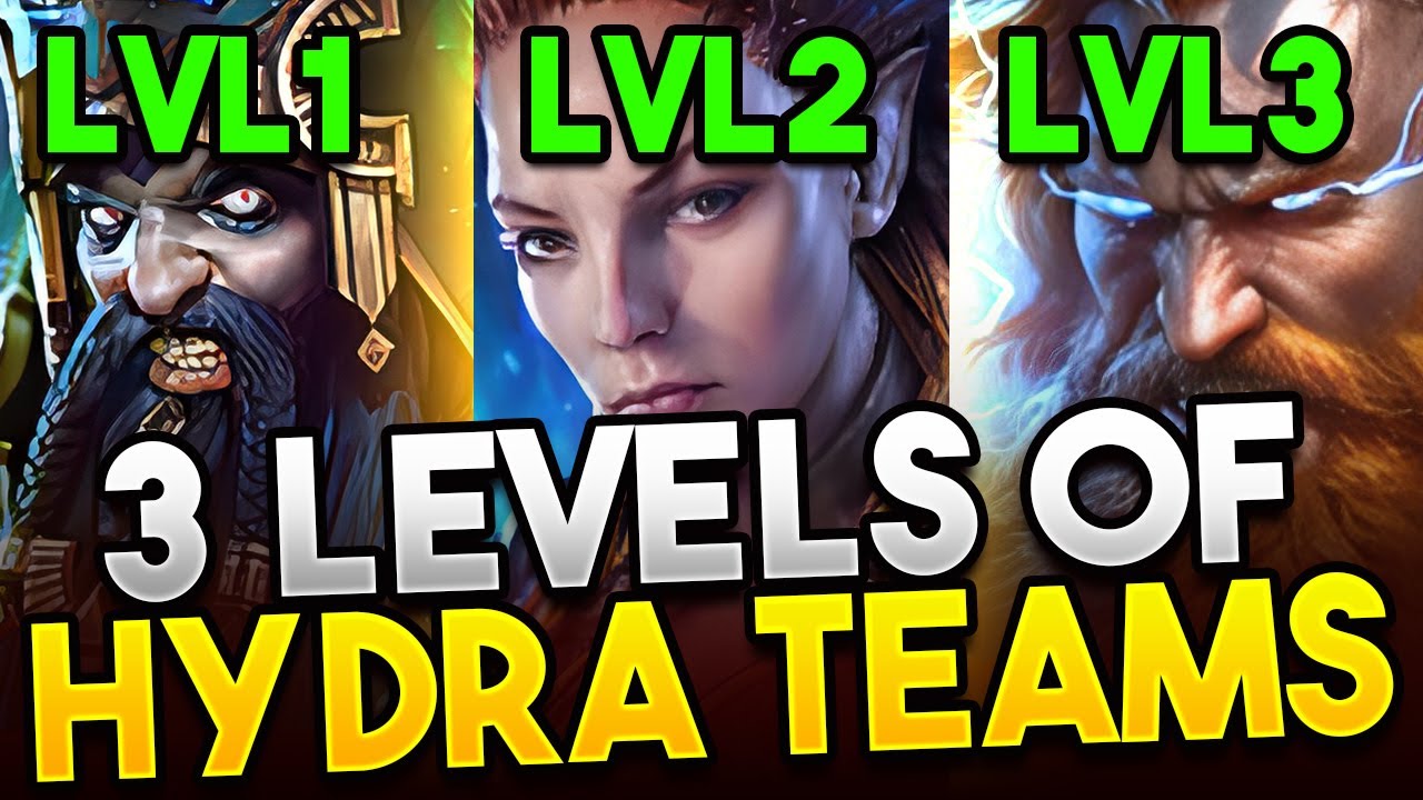 Building 3 LEVELS of HYDRA TEAM!! | Raid: Shadow Legends